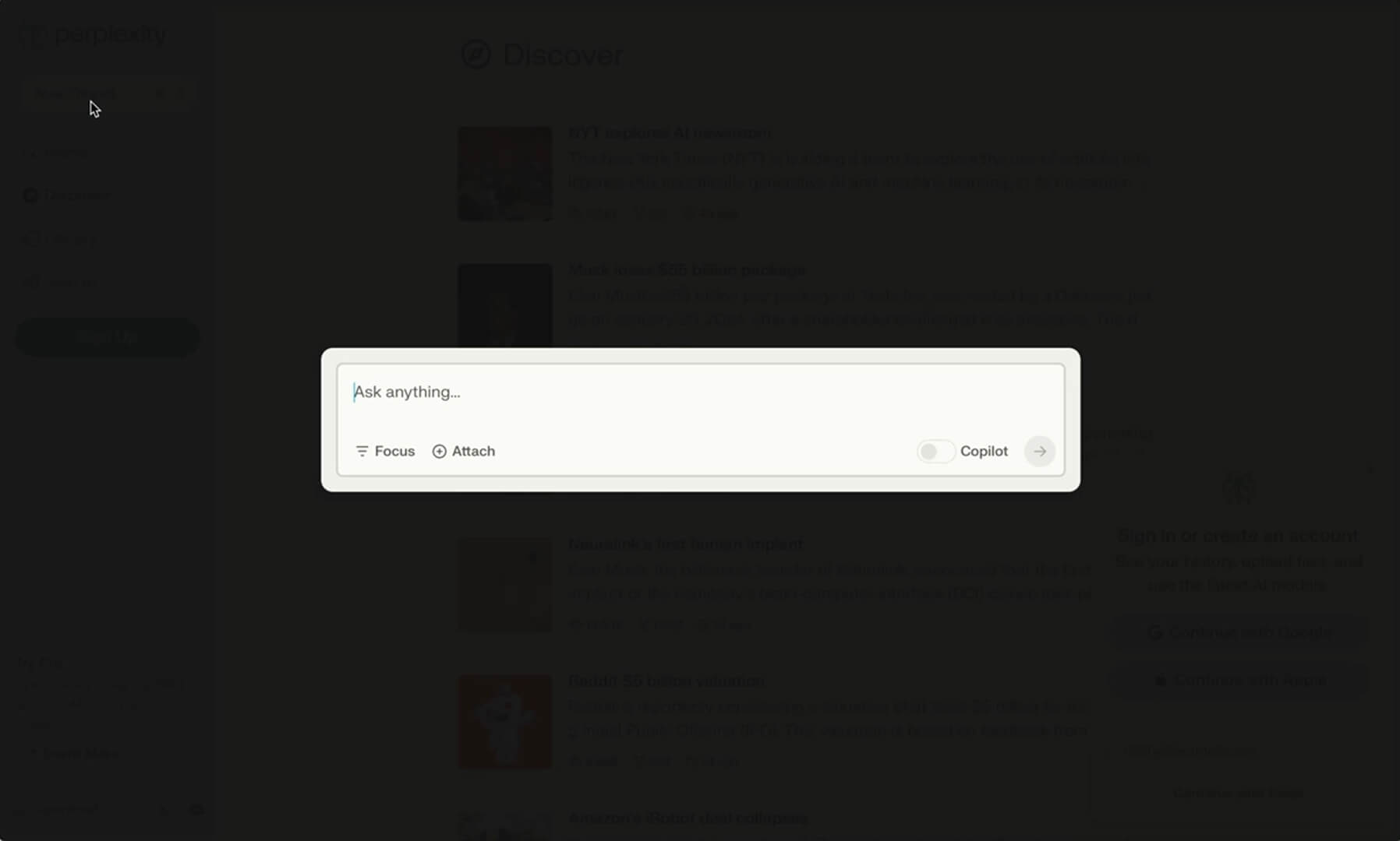 Perplexity.ai | UI, UX Design | SaaS | Application Design | saas ui